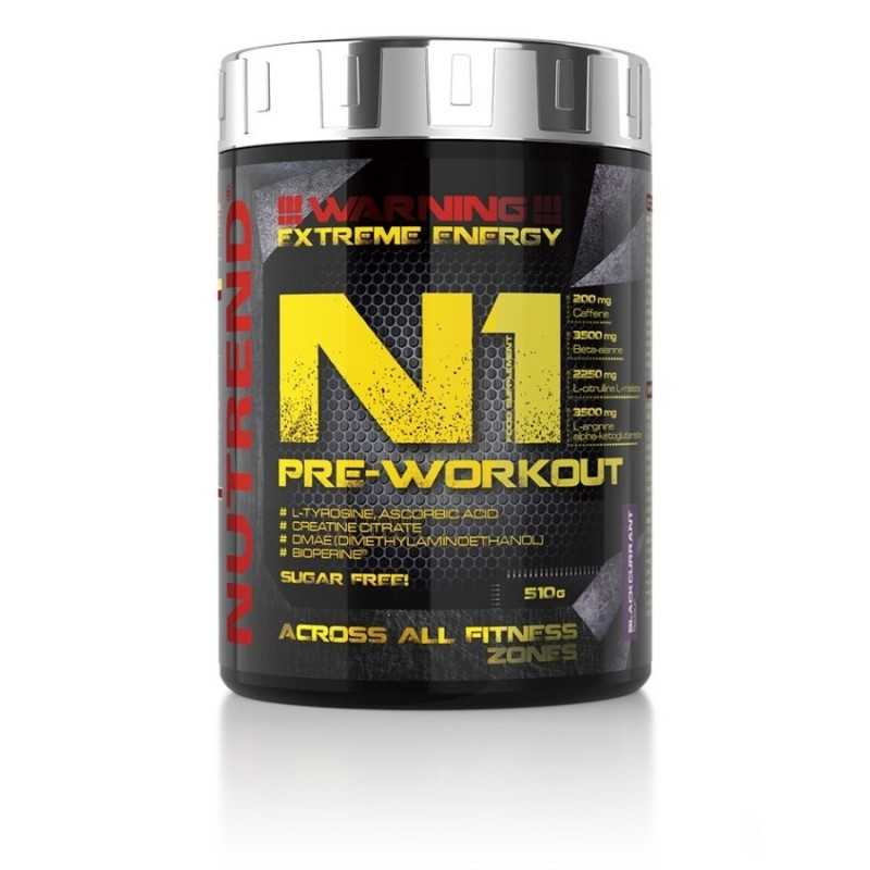 Nutrend N1 Pre-Workout 510 g Home Nutrend